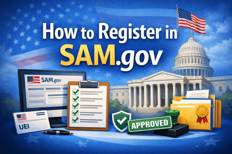 How to Register in SAM.gov Step-by-Step (2026 Guide)